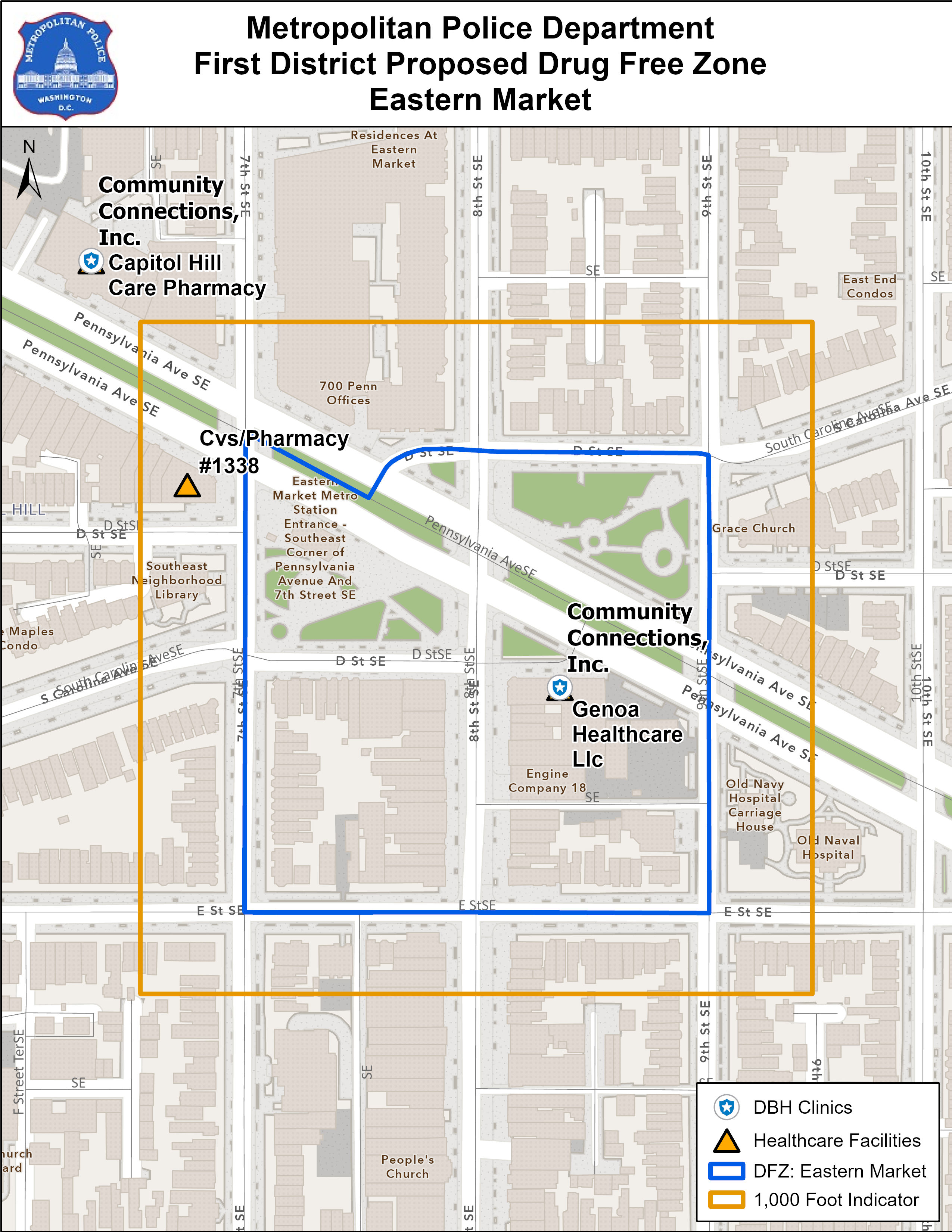 Designated Drug Free Zones | mpdc